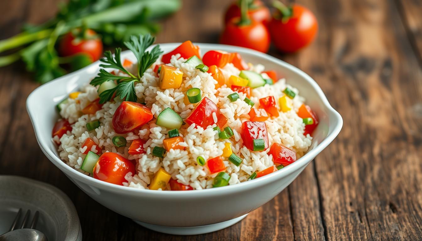 Klassischer Reissalat: Einfach & schnell zubereitet