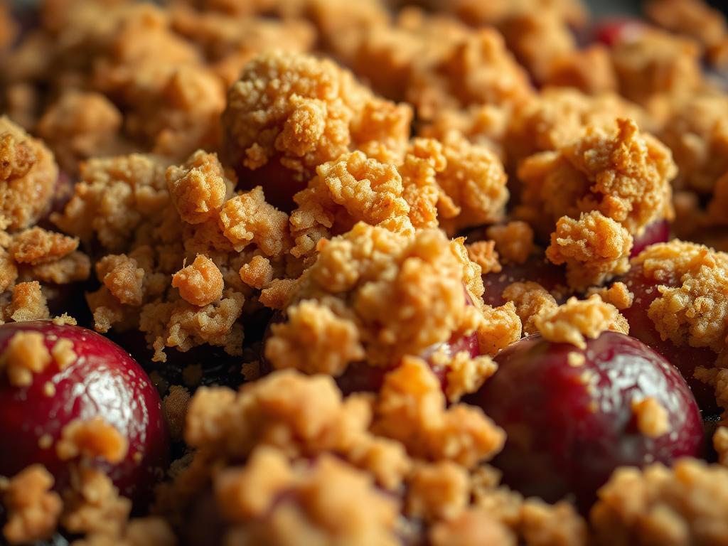 Leckeres Rezept für Pflaumen Crumble - leckeres Herbstrezept